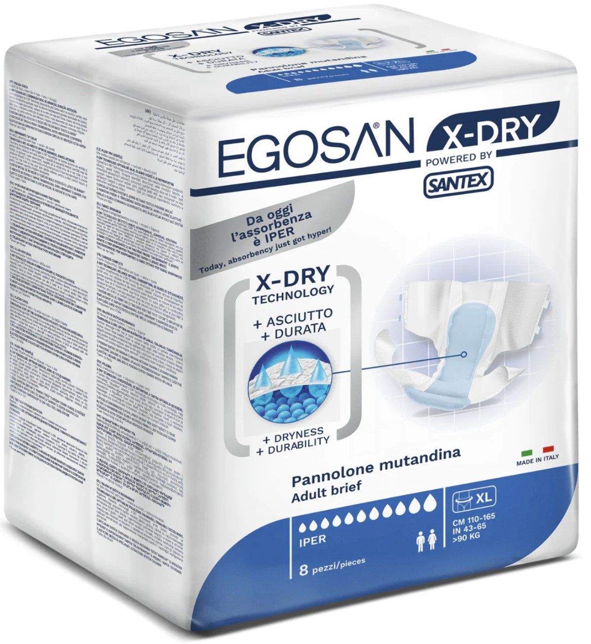 Egosan Slip X-Dry Extra Large | diskrete und schnelle Lieferung